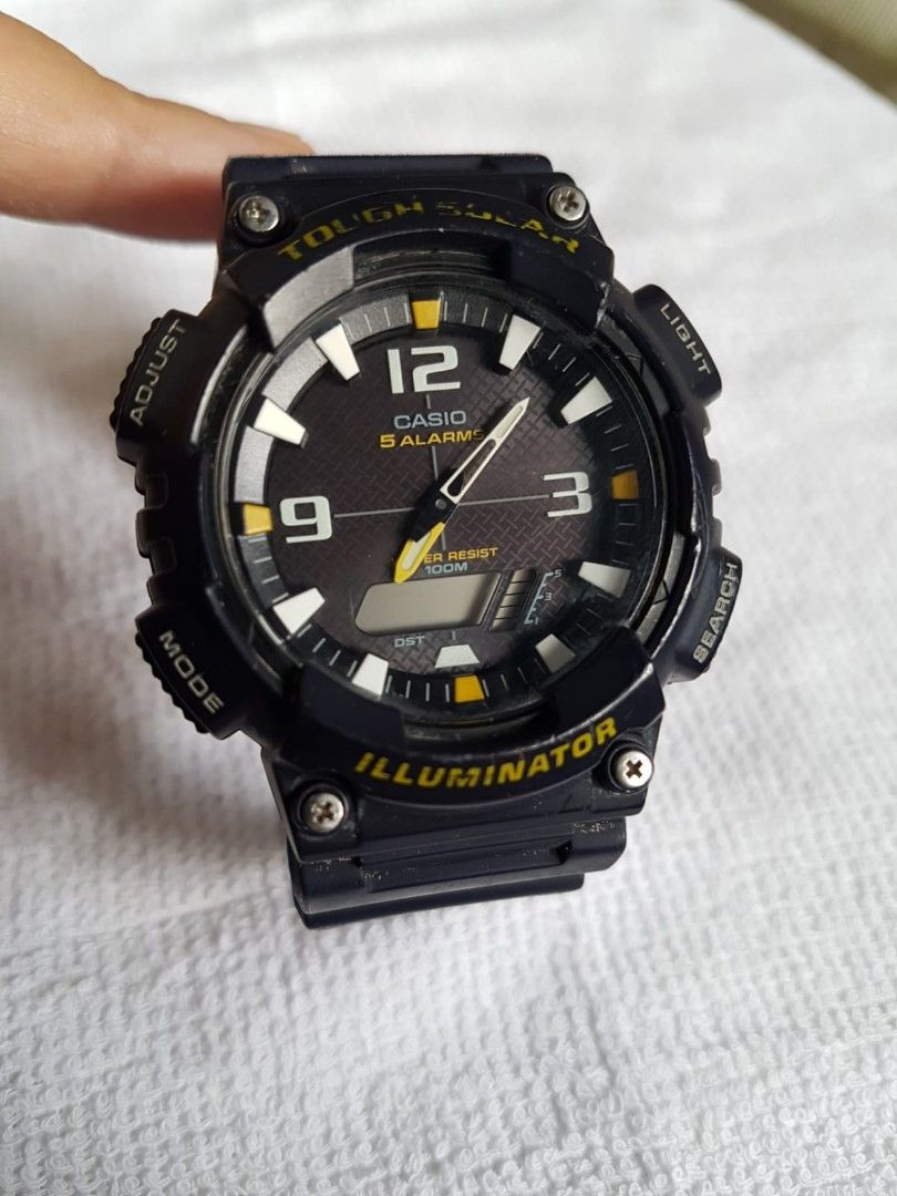 Casio Tough Solar Watch, Men's Fashion, Watches & Accessories, Watches ...