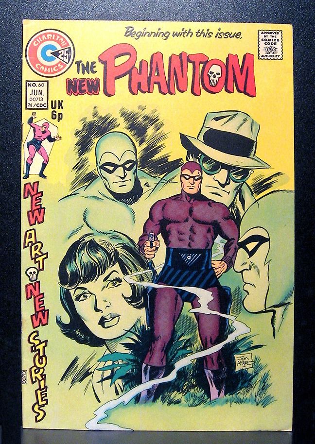COMICS: Charlton: Phantom #60 (1974), a new beginning - Jim Aparo cover ...