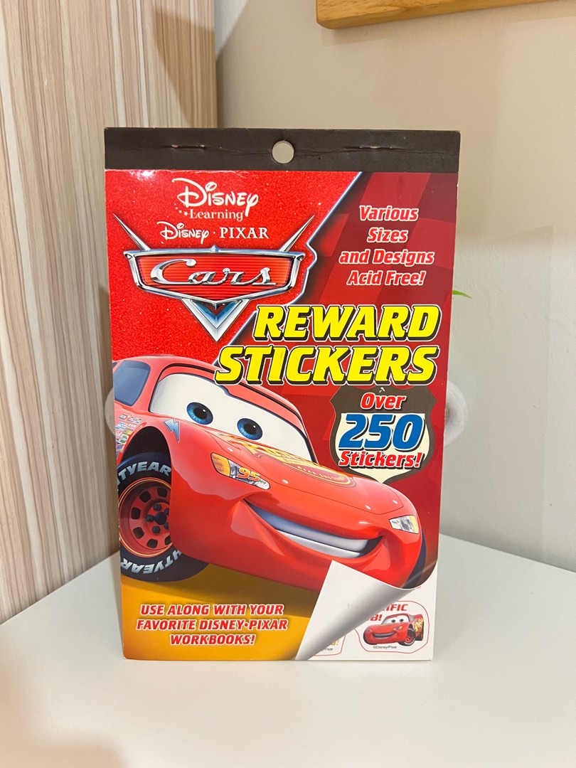 Disney Cars Compliments Rewards Sticker (8 sheets), Hobbies & Toys ...