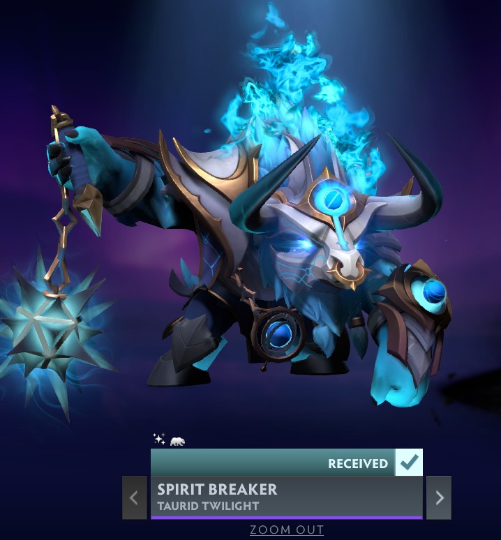 Dota 2 Spirit Breaker Set - Taurid Twilight SB Bara Cosmic 2025 Heroes ...