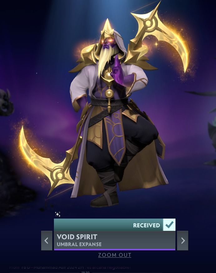 Dota 2 Void Spirit Set - Umbral Expanse VS Cosmic 2025 Heroes' Hoard Dota2 Cache Set, Video ...