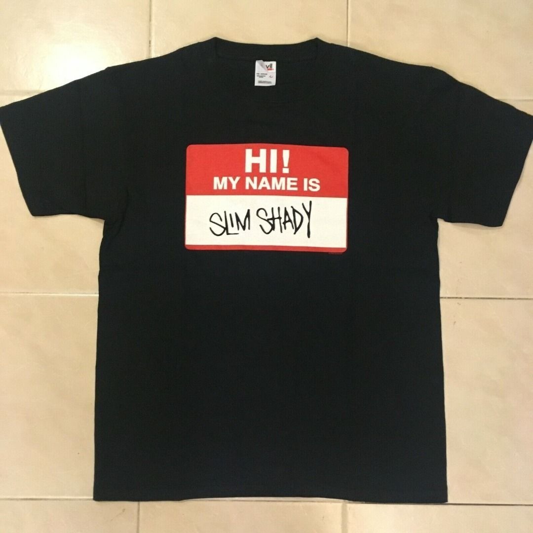 EMINEM My Name Is T-shirt - Black L (90s vintage hip hop rap rapper ...