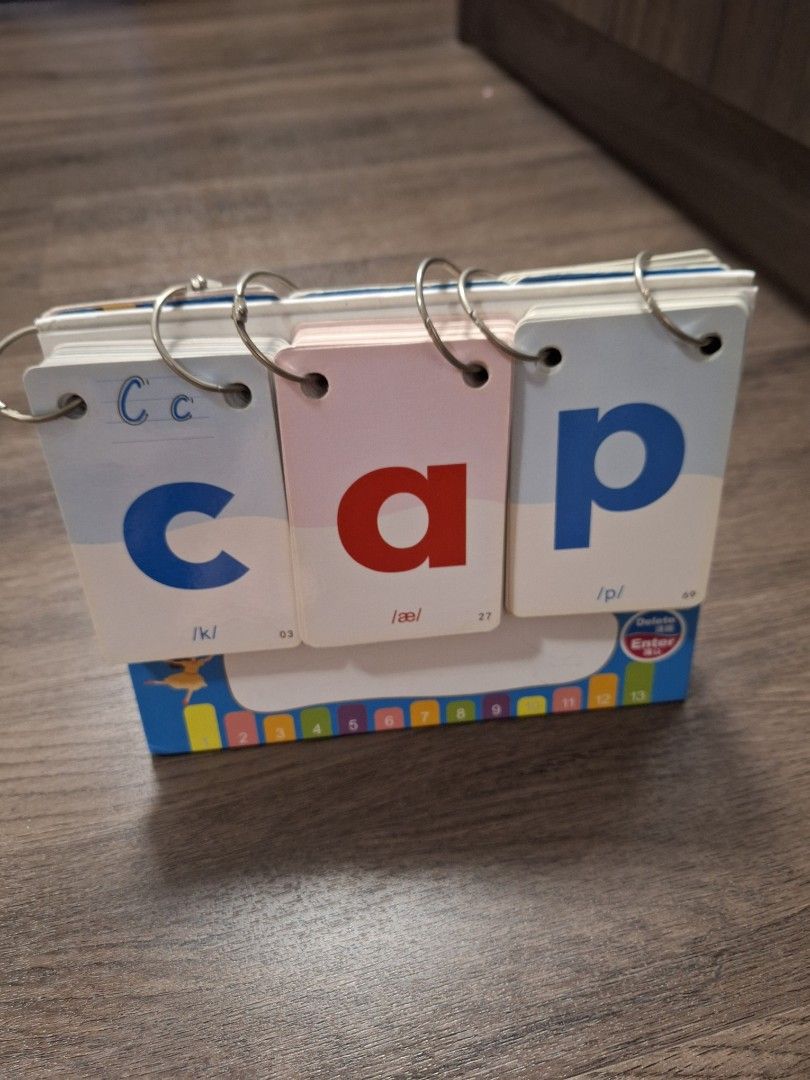 English Phonics Flip chart cvc words, Hobbies & Toys, Books & Magazines ...