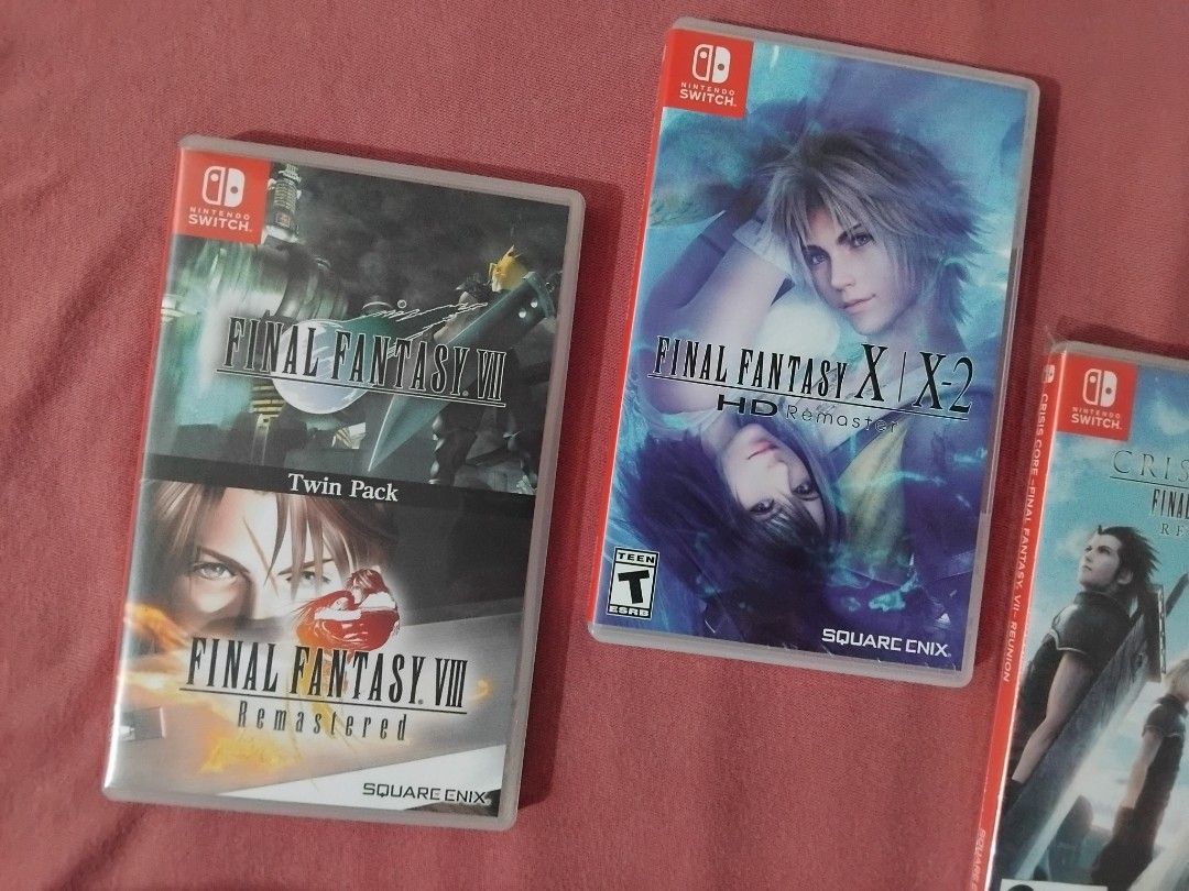 Final Fantasy Nintendo switch Crisis core Final fantasy X and Final ...