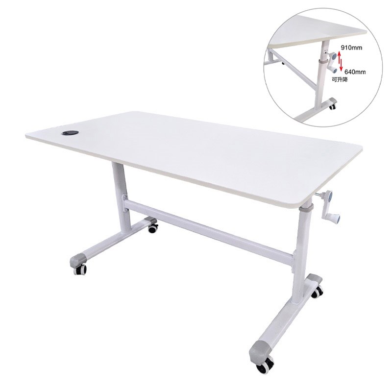 Height Adjustable Desk (Manual), Furniture & Home Living, Furniture ...