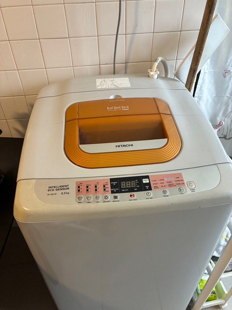 Hitachi Top Load Washing Machine 8.5KG, TV & Home Appliances, Washing ...