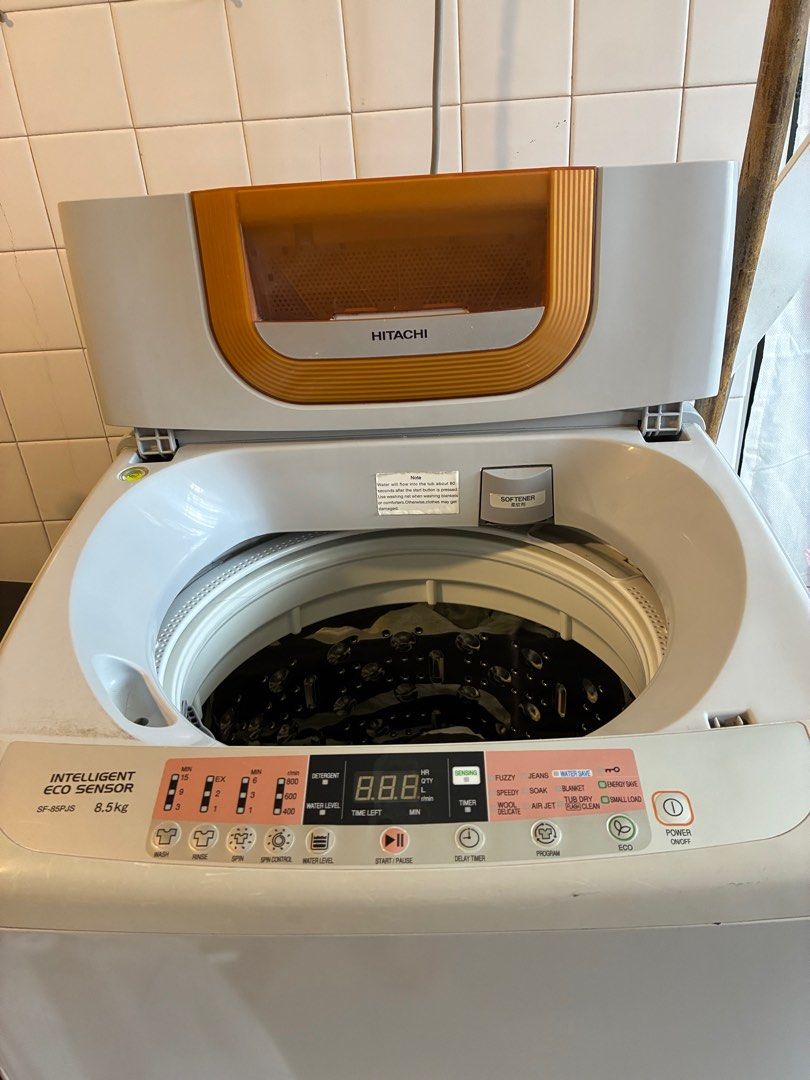 Hitachi Top Load Washing Machine 8.5KG, TV & Home Appliances, Washing ...