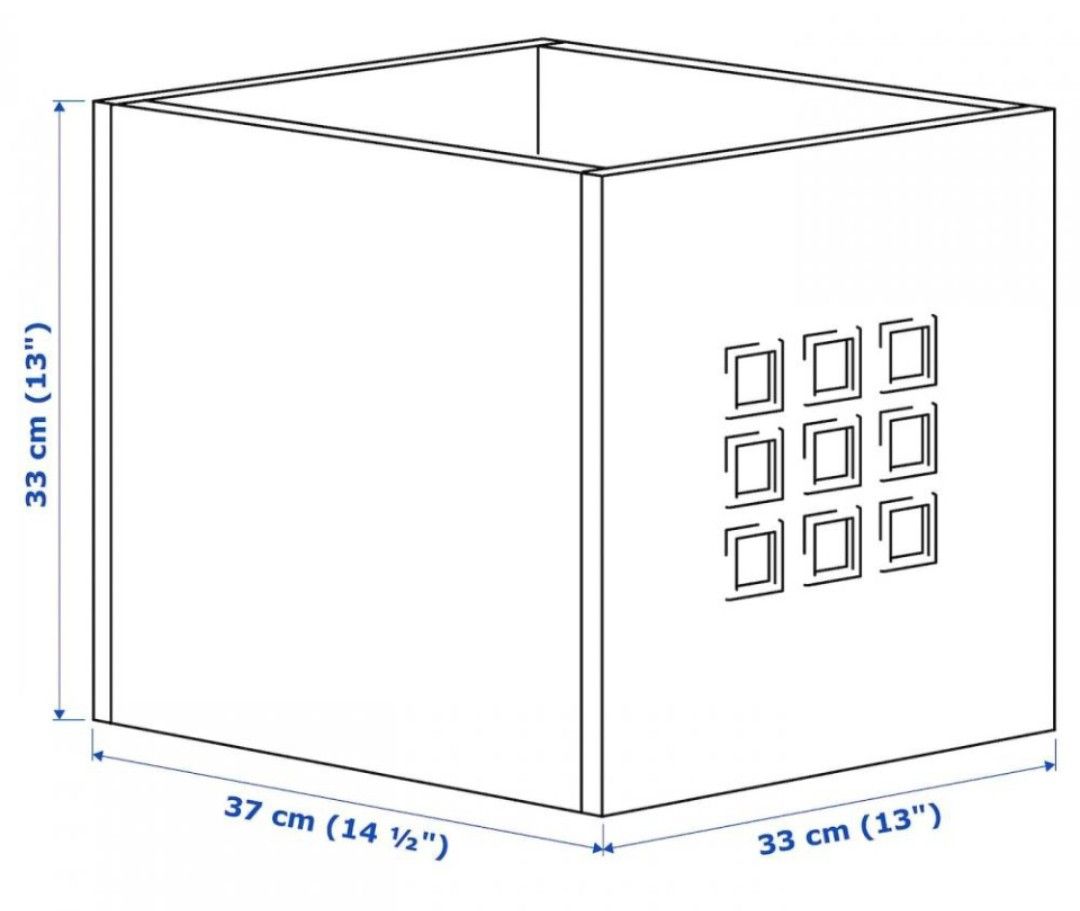 IKEA Kallax Lekman storage box, Furniture & Home Living, Furniture ...