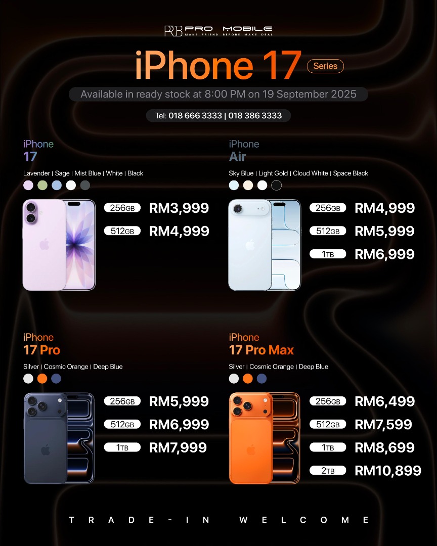 iPhone 17 Pro Max 512GB Cosmic Orange, Mobile Phones & Gadgets, Mobile ...