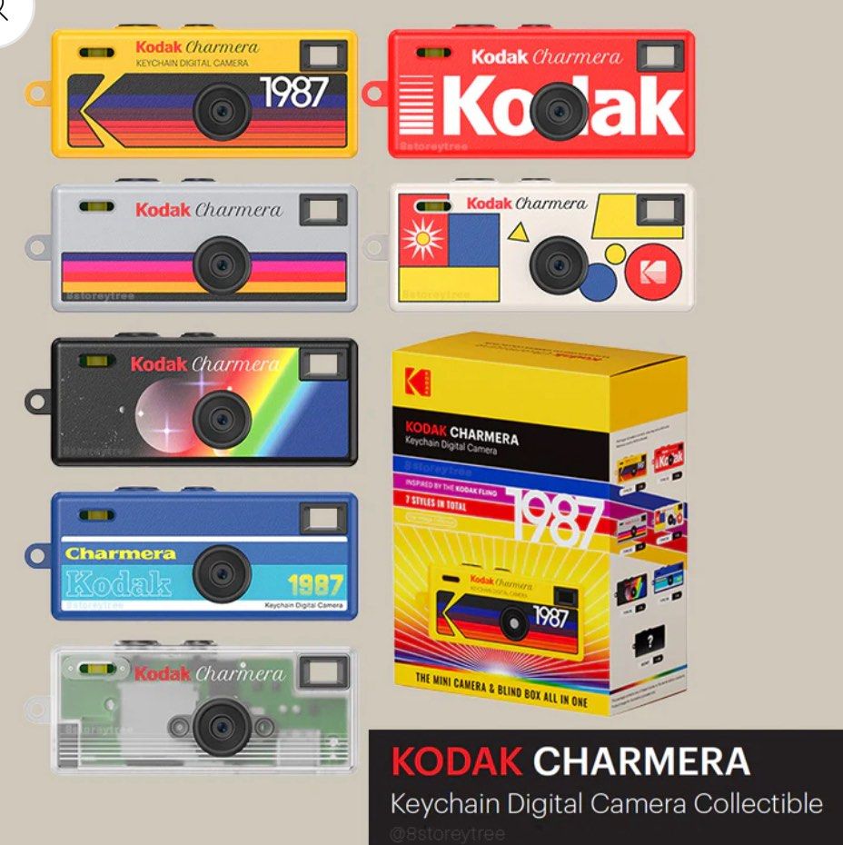 Kodak Charmera Keychain Digital Camera + 64GB SD Card [SAME DAY DELIVERY], Photography, Cameras ...