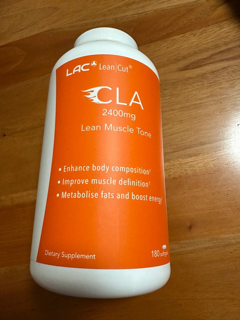 LAC Lean Cut CLA 2400mg - 180 Softgels, Health & Nutrition, Health ...