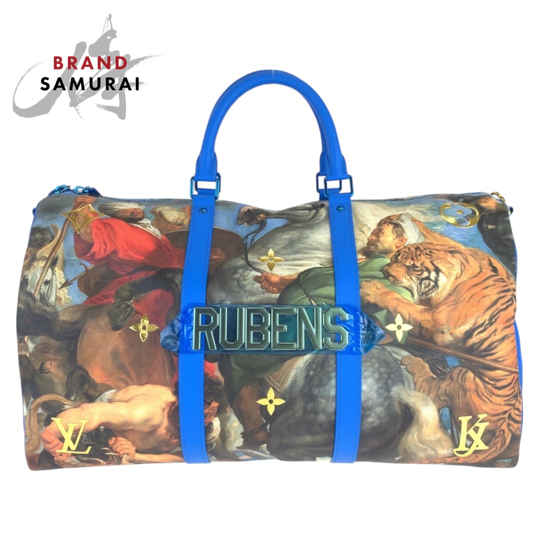 LOUIS VUITTON Masters Collection Jeff Koons Rubens Keepall Boston Bag ...