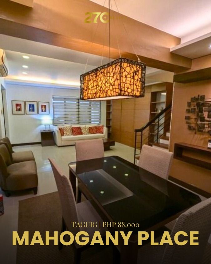 Mahogany Place 3-Bedroom House and Lot for Rent with 2 Parking Slots in ...