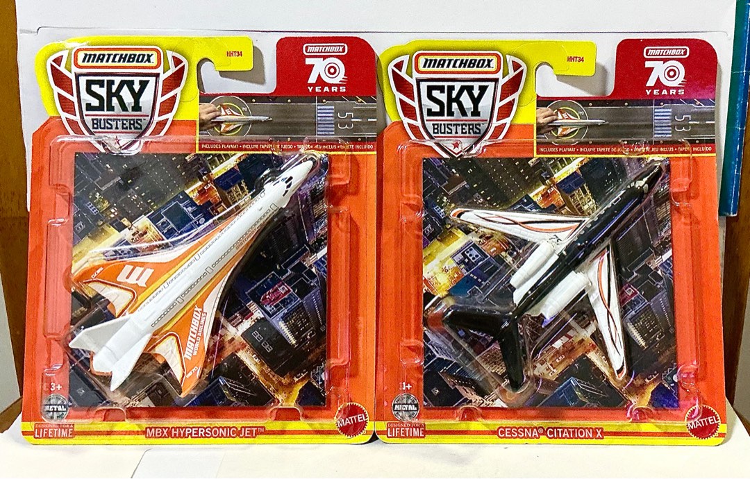 Matchbox 70years Sky Busters Cessna Citation / MBX Hypersonic Jet, 興趣及 ...