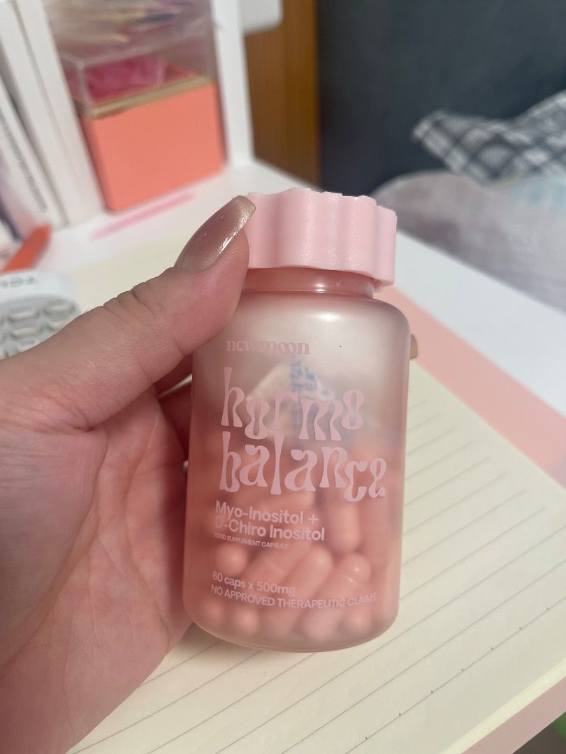 NEW MOON Hormo Balance Myo Inositol D Chiro Inositol 500mg with N ...