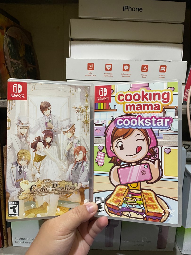 Nintendo Switch Games Cooking Mama and Code Realize, Video Gaming ...