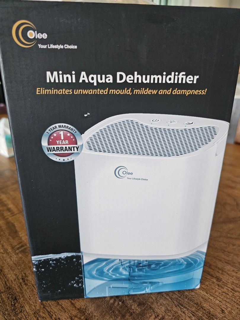 Olee Mini Aqua Dehumidifier - Used Once, TV & Home Appliances, Air ...
