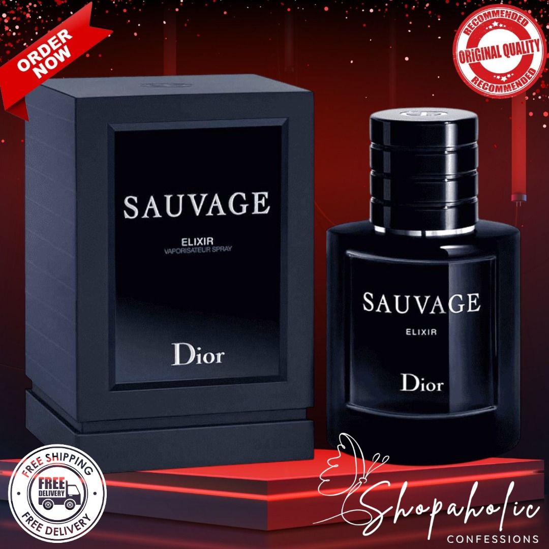 ORIGINAL PERFUME - DIOR Sauvage Elixir 100ML - MENS PERFUME, Beauty & Personal Care, Fragrance ...
