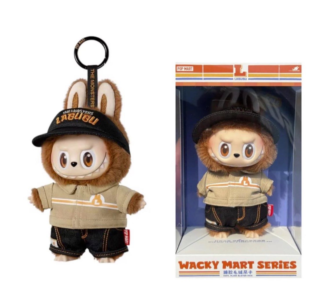 POP MART Labubu Wacky Mart Series Figure Store Manager Plush, Hobbies ...
