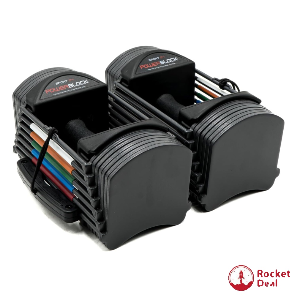 POWERBLOCK Adjustable Dumbbells, Sports Equipment, Exercise & Fitness ...