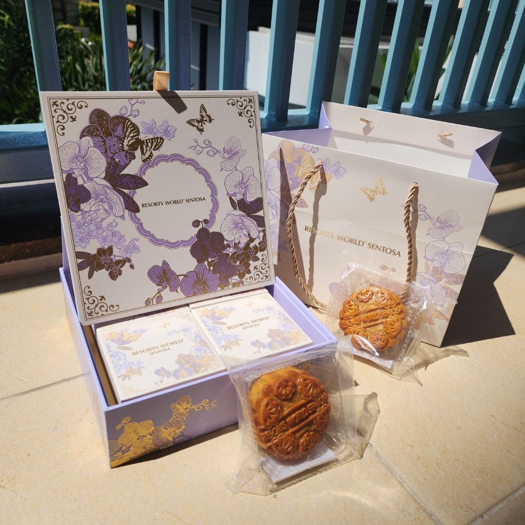 Resorts World Sentosa (RWS) Traditional Mooncake Set (Box of 4)(Low ...