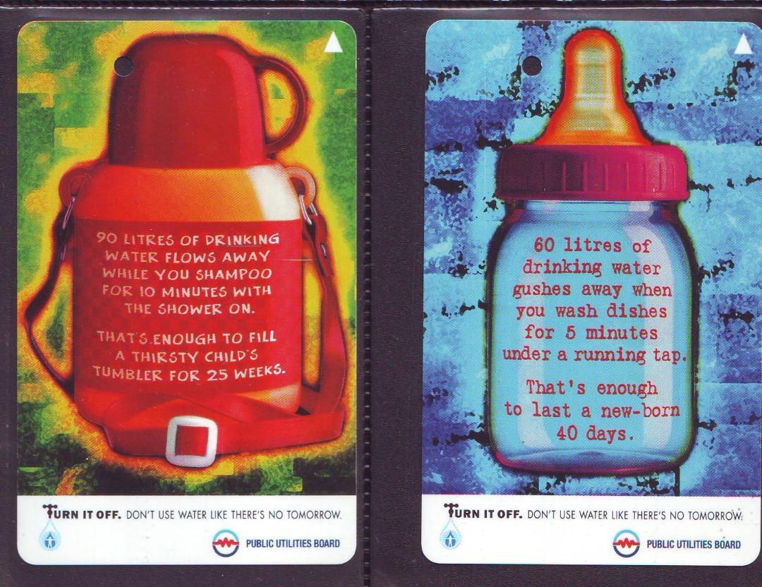 Save Water~PUB S'pore TransitLink Train/Bus Card, Hobbies & Toys ...