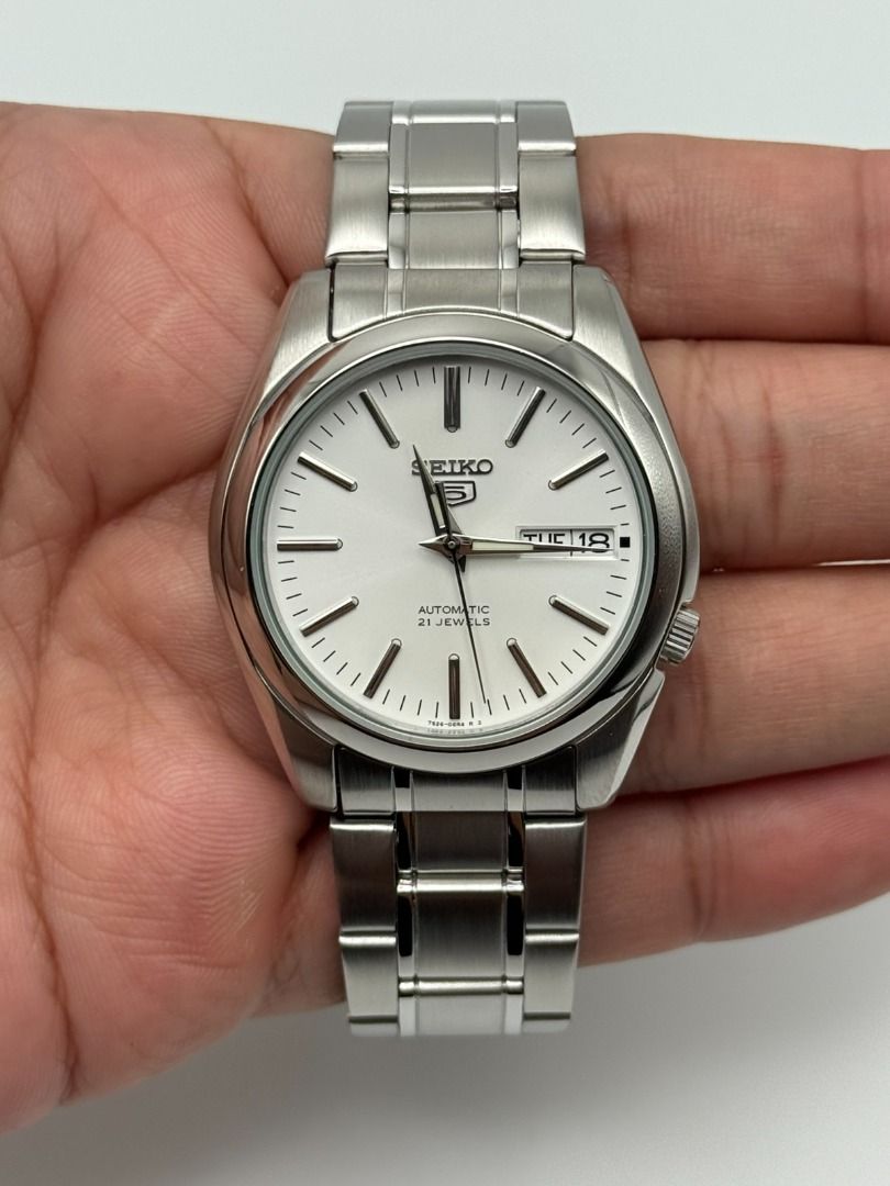 SEIKO 5 SNKL41 (BABY SARB) Analog Automatic Stainless-Steel Men's Watch ...