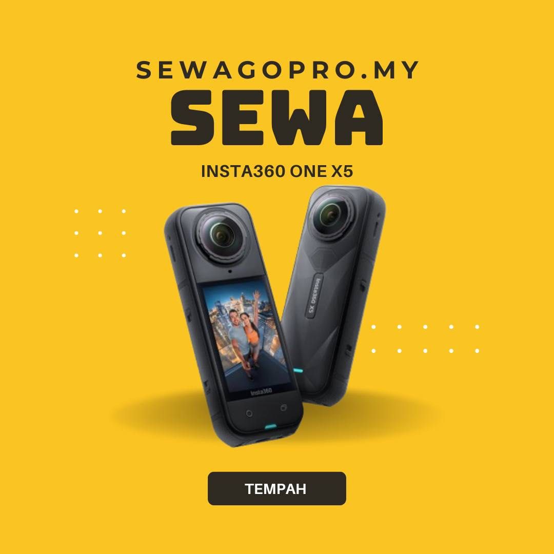 [SEWA] INSTA360 ONE X5 SEPTEMBER 2025, Photography, Cameras on Carousell