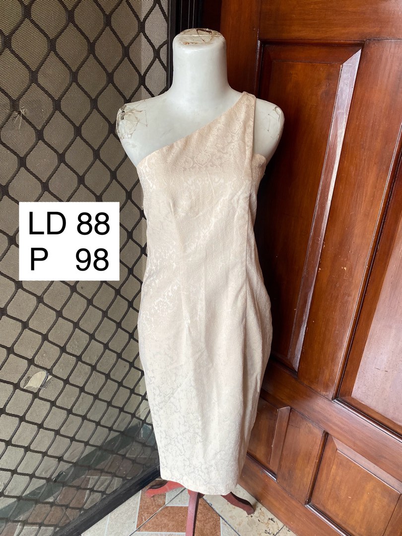 Sexy Bodycon Dress Midi Dress One Shoulder Broken White Mewah Party ...