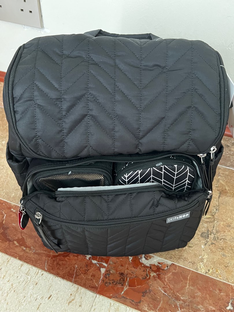 Skip Hop Forma Diaper Backpack - Black, Babies & Kids, Going Out ...