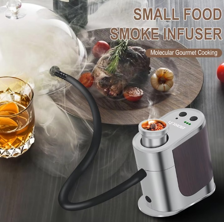 Smoking Gun Smoke Infuser Type-C Rechargeable Food Drink Cold Smoke ...