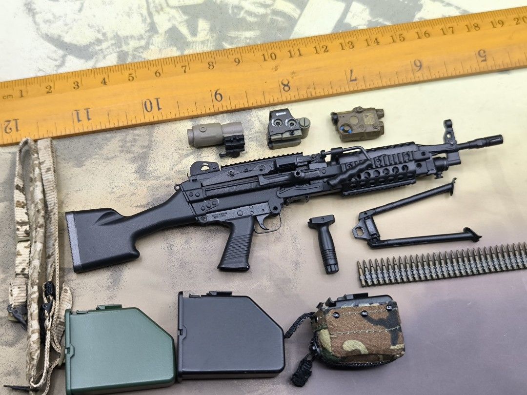 SOLDIER STORY 081 Navy Seal MK46 MOD1 Gunner - MK46 Machine Gun (1/6 ...
