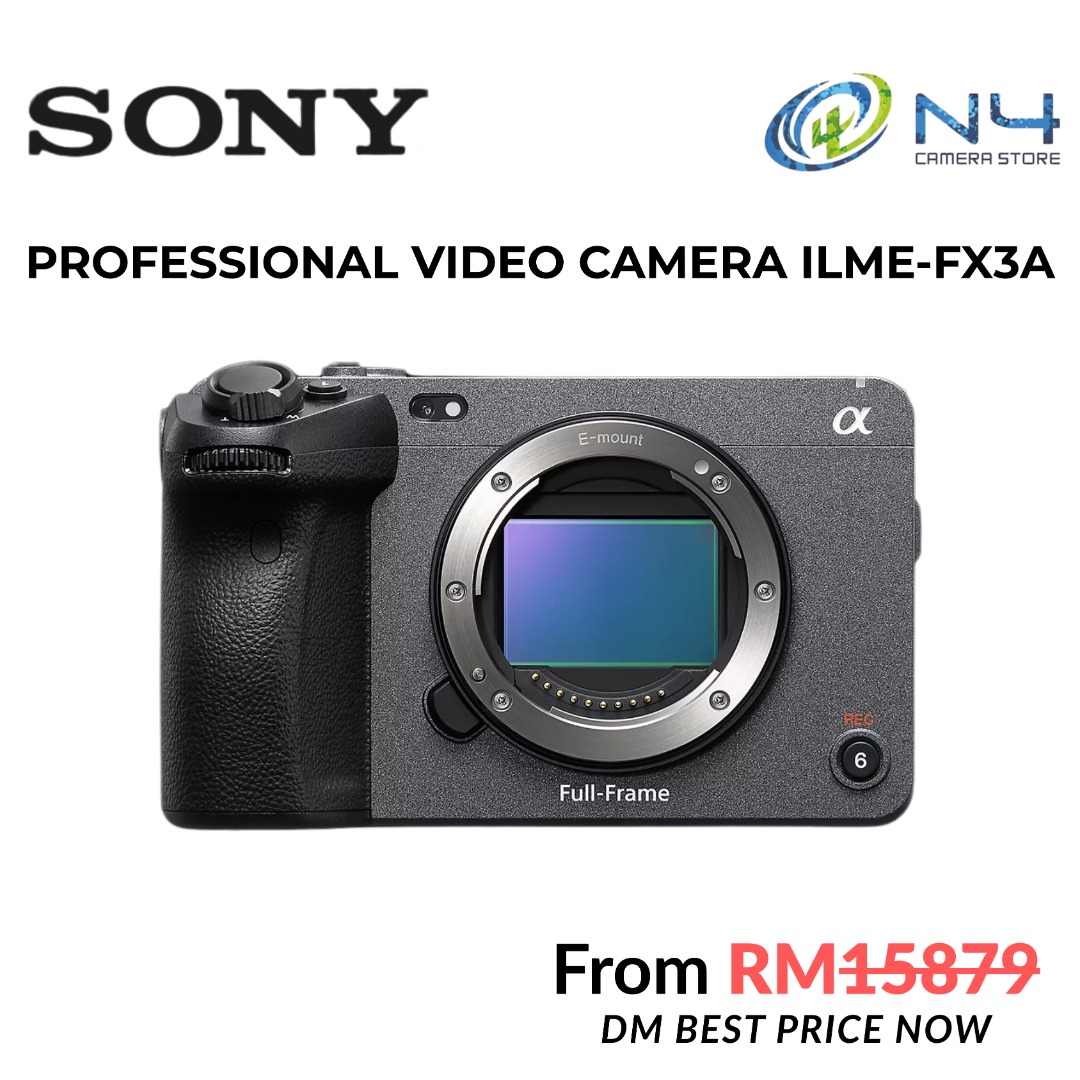 Sony FX3A | FX3 A | FX3 | Video Camera | Full Frame Camera, Photography ...