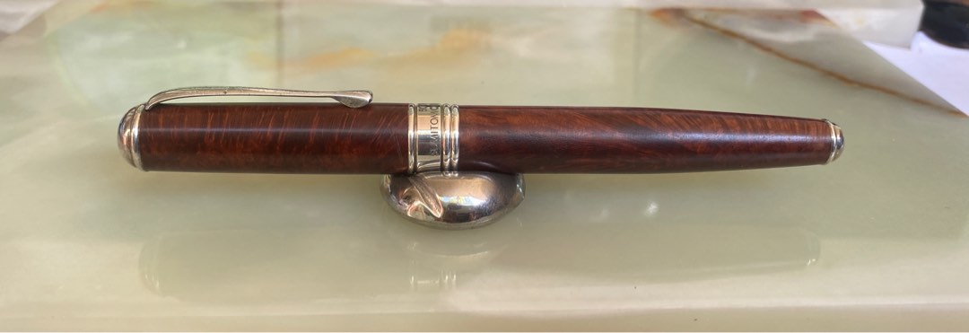 Vintage 50th Sumitomo forestry fountain pen silver 925 all metal parts ...