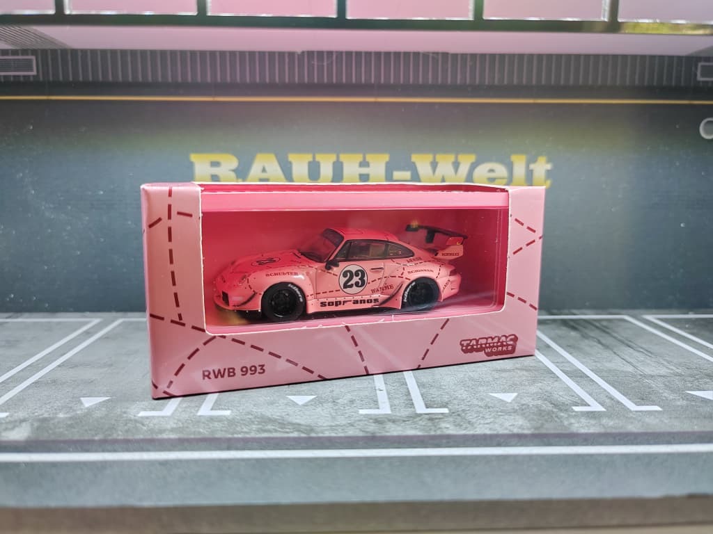 1/64 Tarmac Works RWB Porsche 993 Sopranos Pink Pig, Hobbies & Toys ...