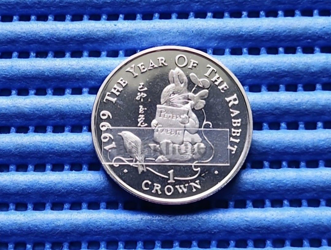 1999 Gibraltar Lunar Year of the Rabbit 1 Crown Coin ( The Tale of ...