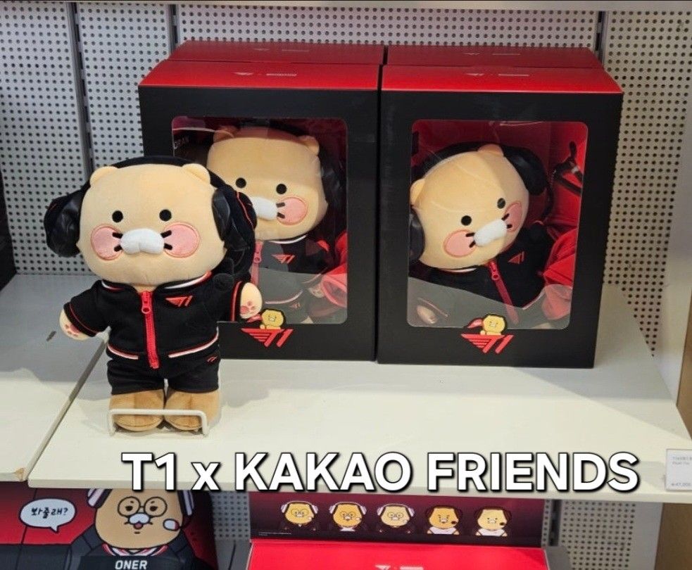 現貨 ️ 春植換衫公仔 💢 韓國電競 🇰🇷 T1 x 春植 🐱 KAKAO FRIENDS 🎮 DORAN 🎮 ONER 🎮 FAKER 🎮 ...