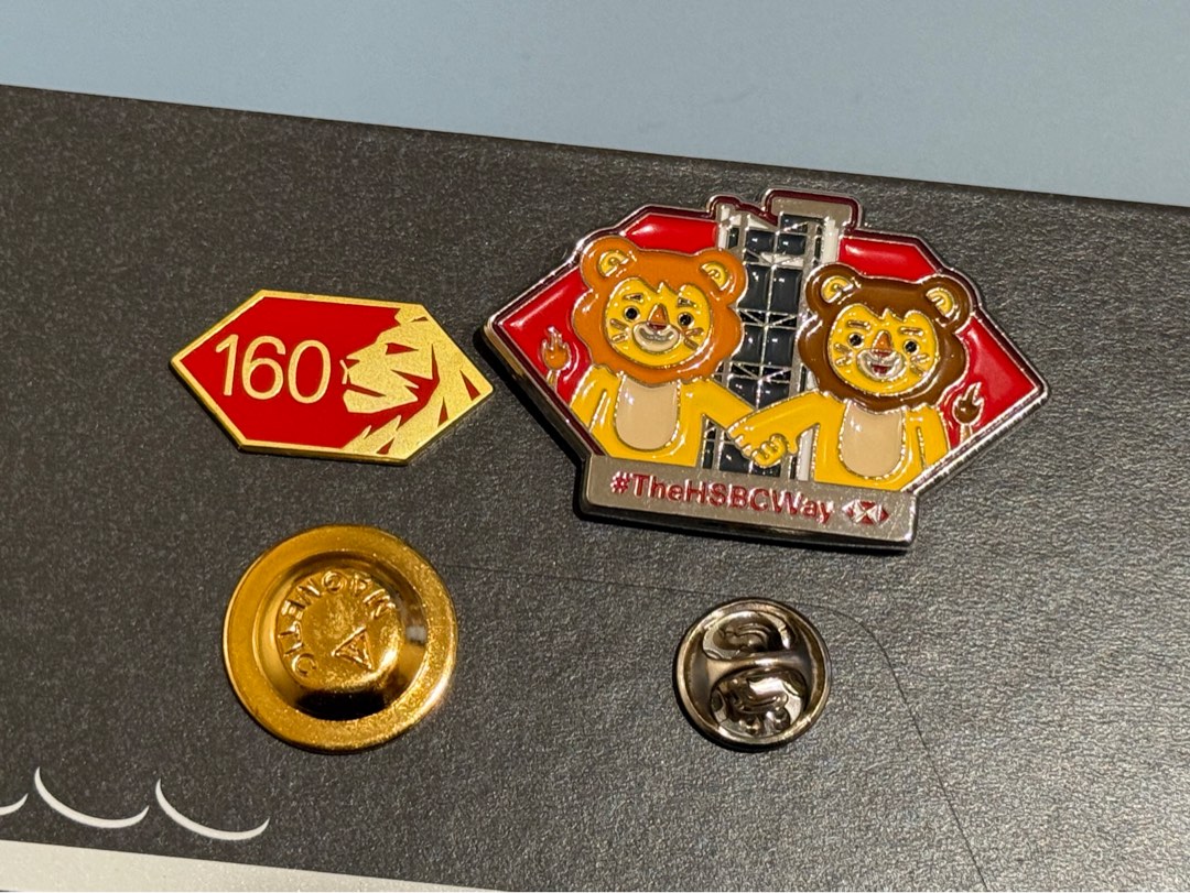 全新藏品 HSBC 160 週年 磁石 pin 及 TheHSBCWay 活動pin 胸針 滙豐 𣾀豐 汇丰 匯豐, 興趣及遊戲, 收藏品及 ...