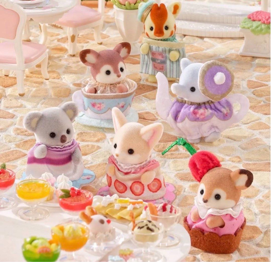 🍰🍓🍵🫖🫐 [New] 2025 October Sylvanian Families Blind Bag Series: Baby Tea ...