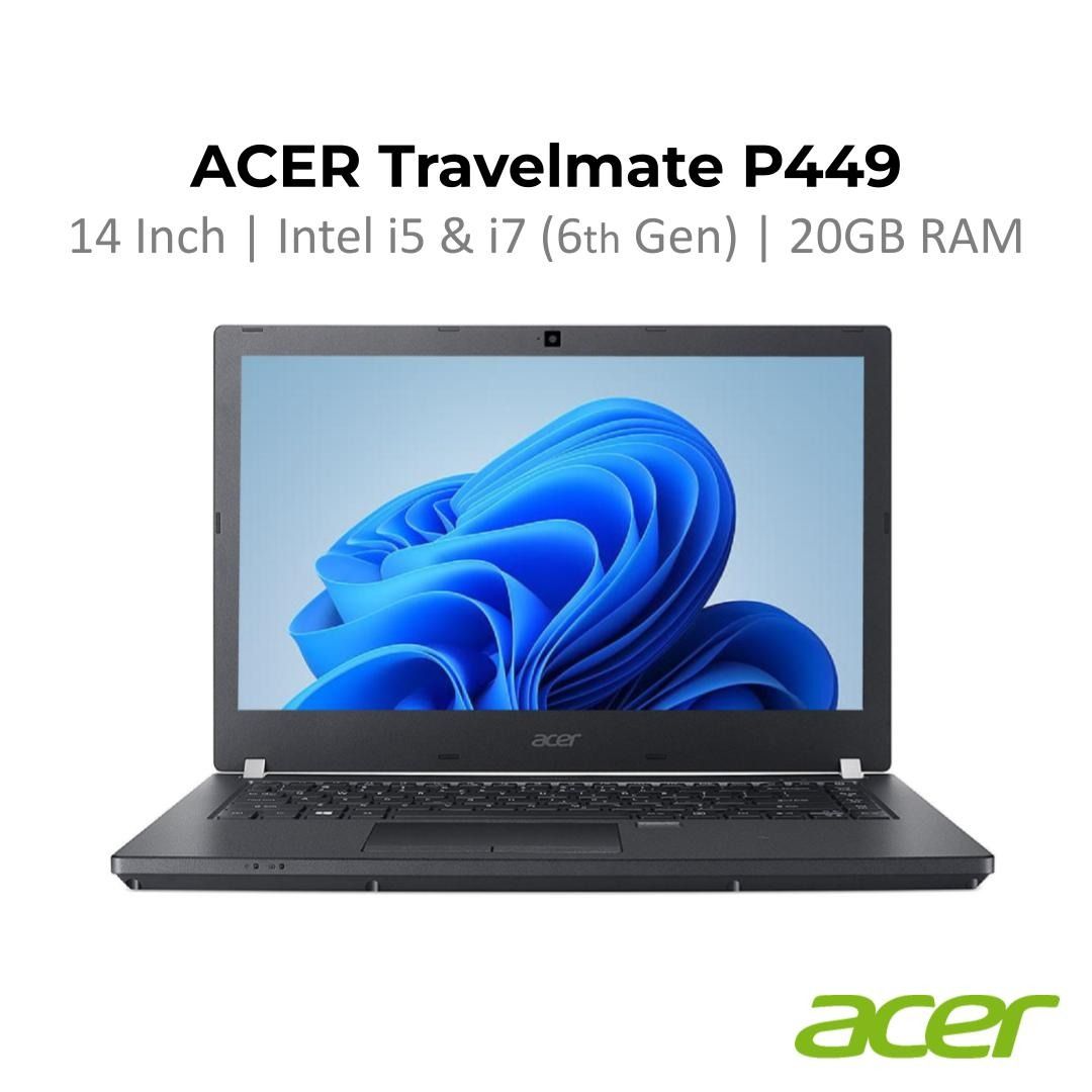 Acer 14 inch Laptop (P449) - Fast Speed Laptop - 20GB RAM - 512GB SSD - Astral - Titanic ...
