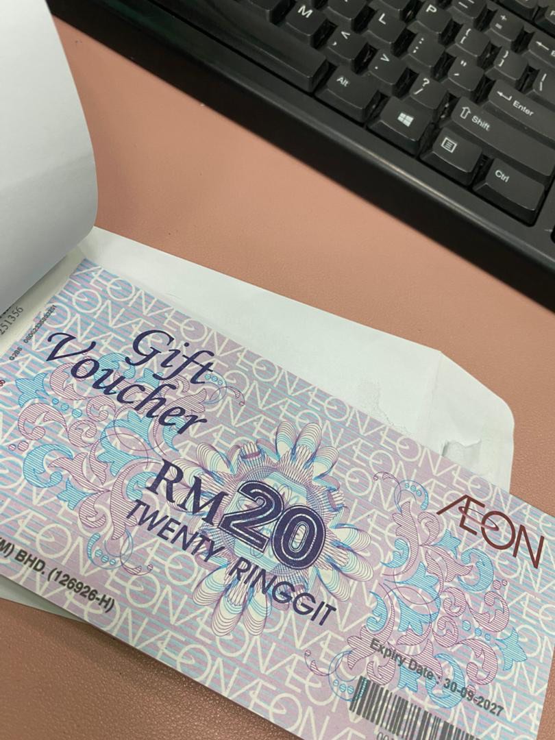 Aeon Gift Voucher, Tickets & Vouchers, Vouchers on Carousell