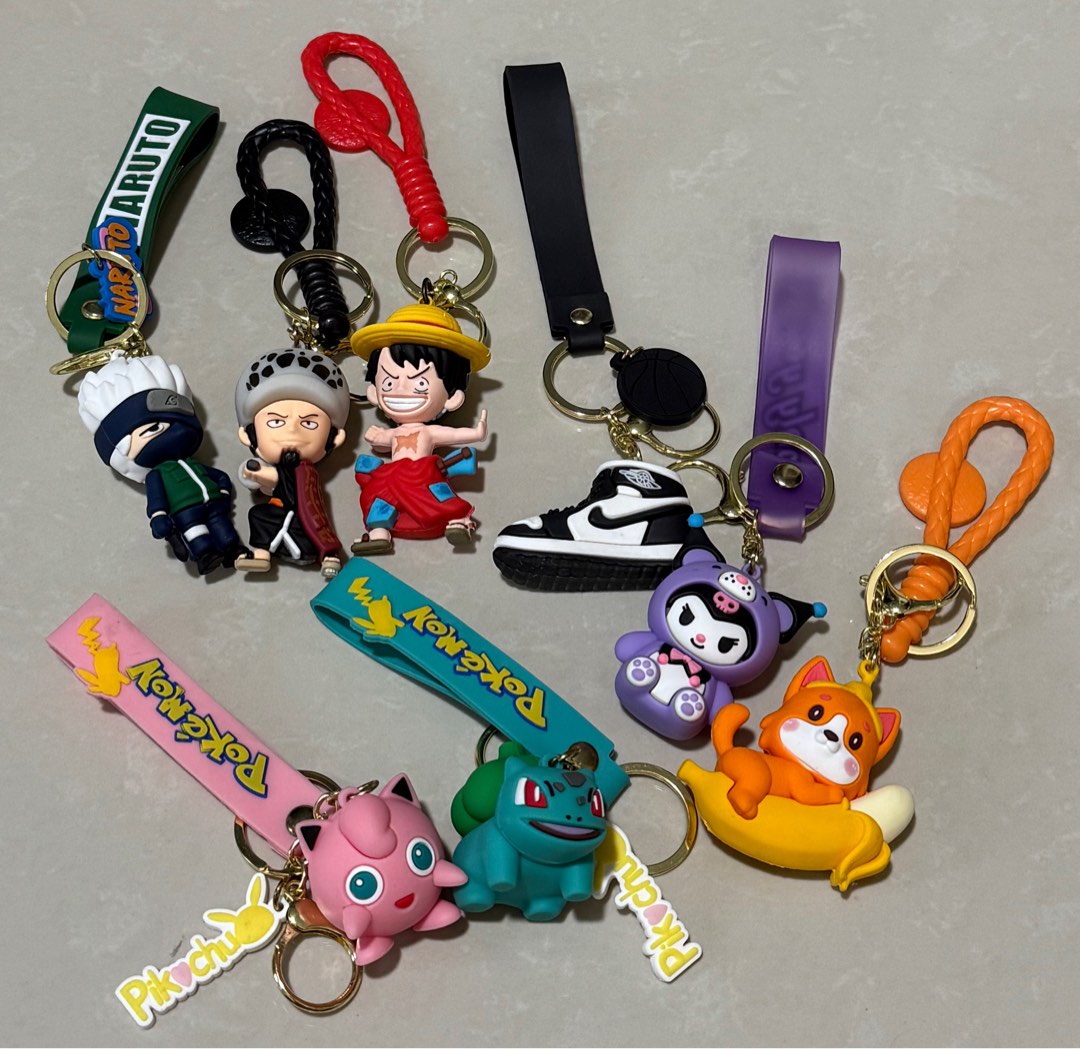 Anime & Cartoon Character Keychains, Hobbies & Toys, Stationery & Craft ...