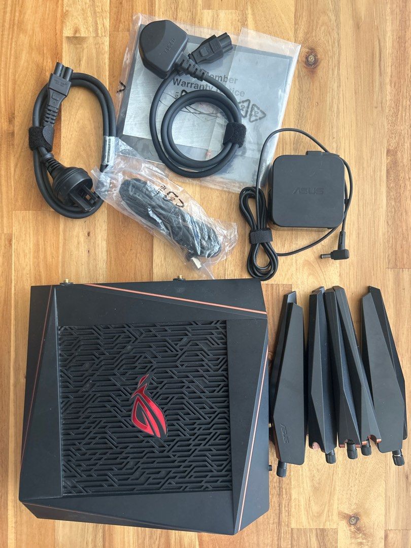 ASUS ROG Rapture GT-AC5300 Extreme Gaming Router 9x Gigabit, Computers ...