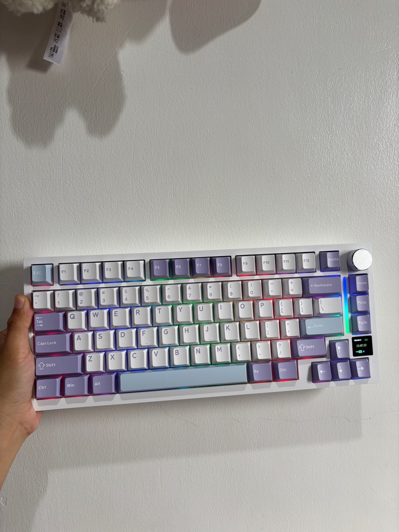 Attack Shark X820 Ultra Mechanical Keyboard White Purple, Computers & Tech, Parts & Accessories ...