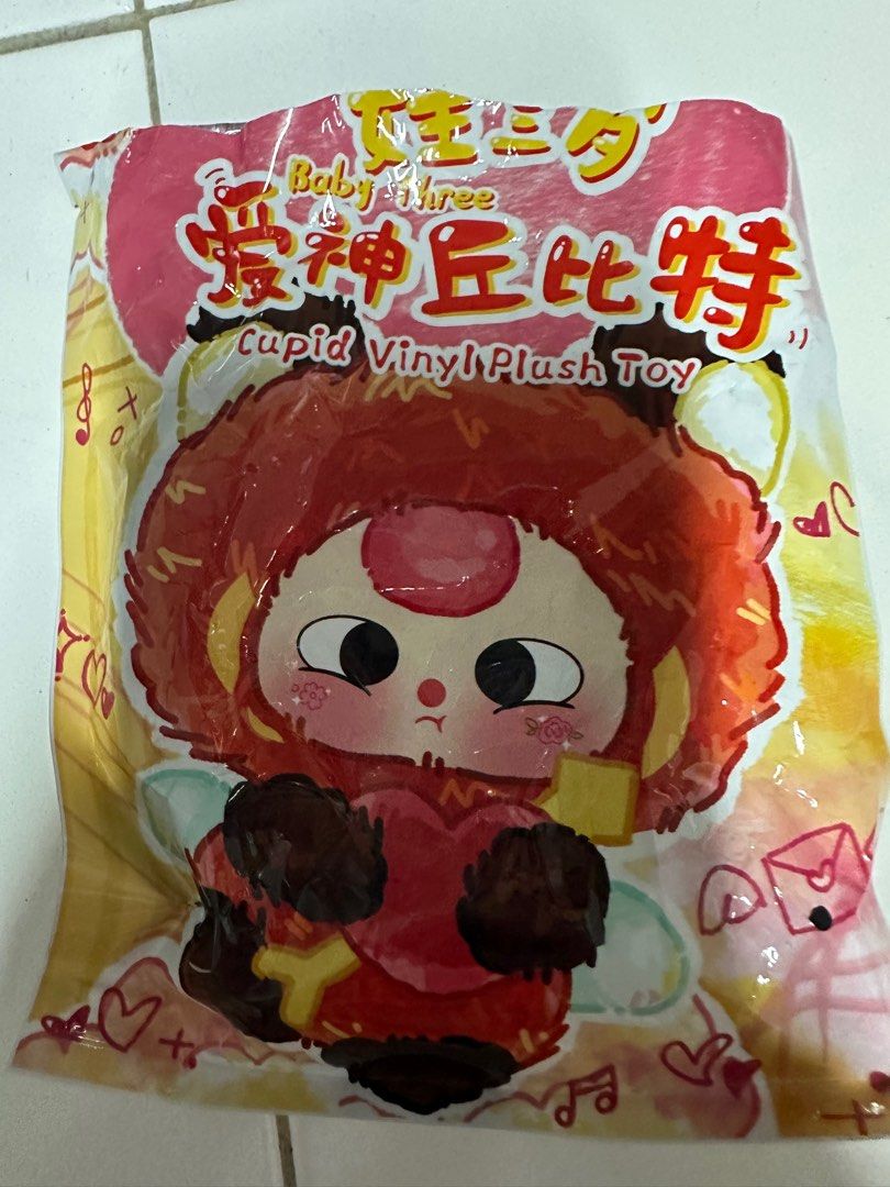 Baby Three Cupid Vinyl Plush Toy, Hobbies & Toys, Toys & Games on Carousell