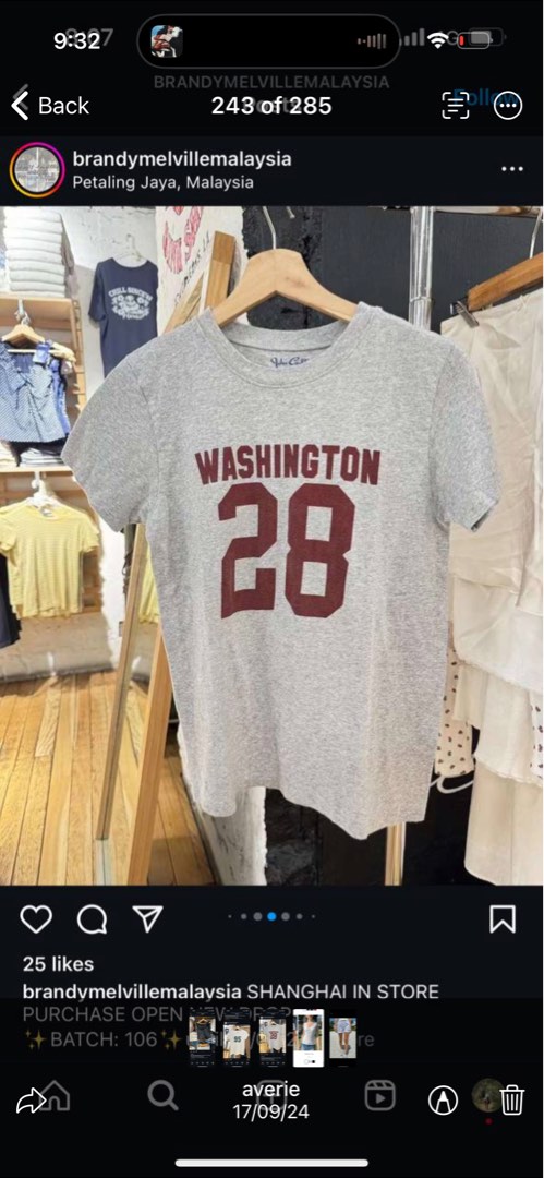 Brandy Melville Washington 28 Top, Women's Fashion, Tops, Shirts on ...