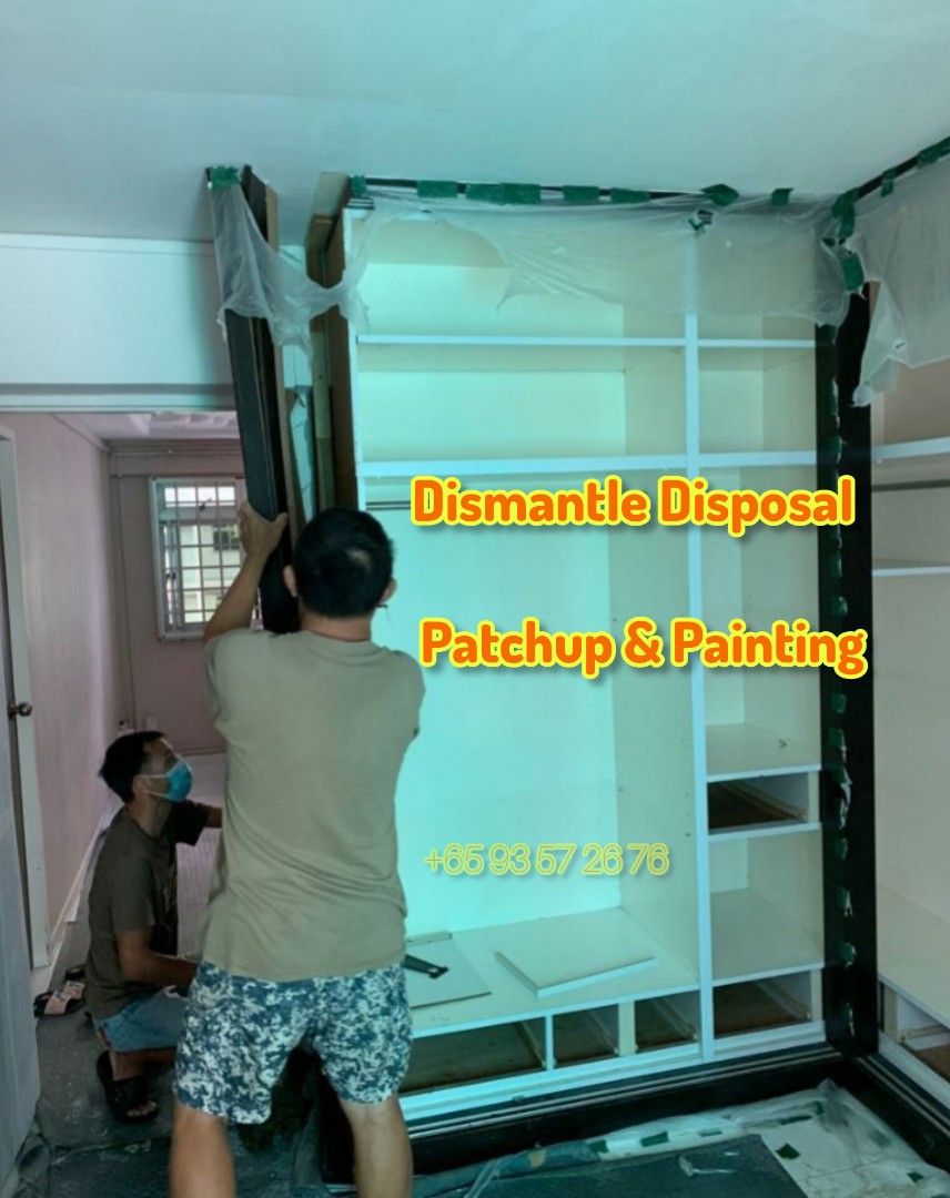 Dismantle/wardrobe dismantle/hacking/office furniture dismantle ...