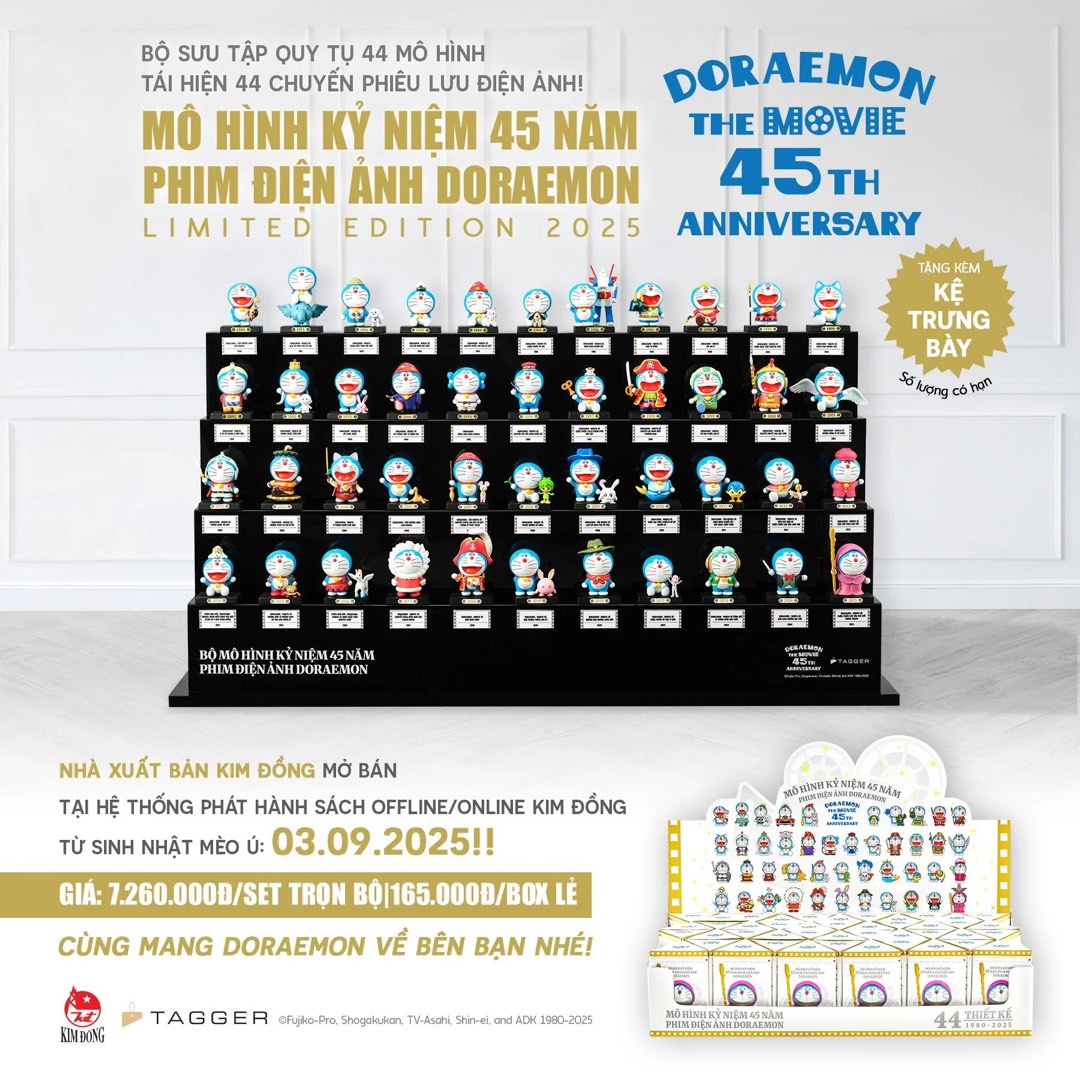 Doraemon The Movie 45th Anniversary Movie Figure Set (Exclusive to ...