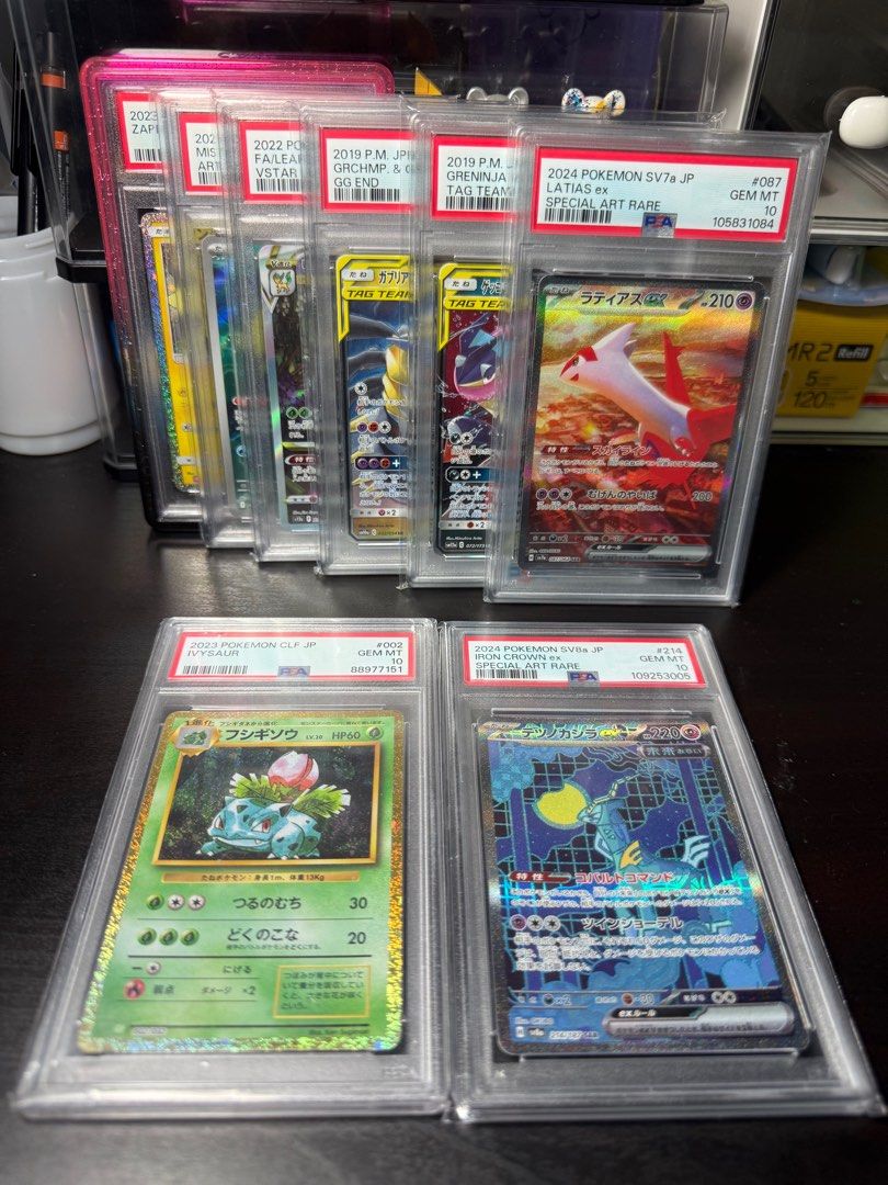 [GUARANTEED PSA 10] Mystery pokemon card slab PSA 10 TCG charizard tag ...