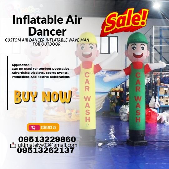 Inflatable Tube Man/air Dancer/wave Man Custom Made Waving Hand Boy ...